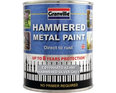 GRANVILLE HAMMERED SILVER GREY METAL PAINT - HomeMart
